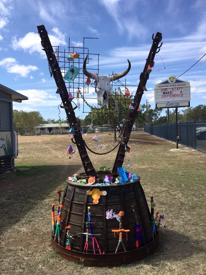 Small Schools Outcome: Public Monument for Valkyrie - Flying Arts Alliance